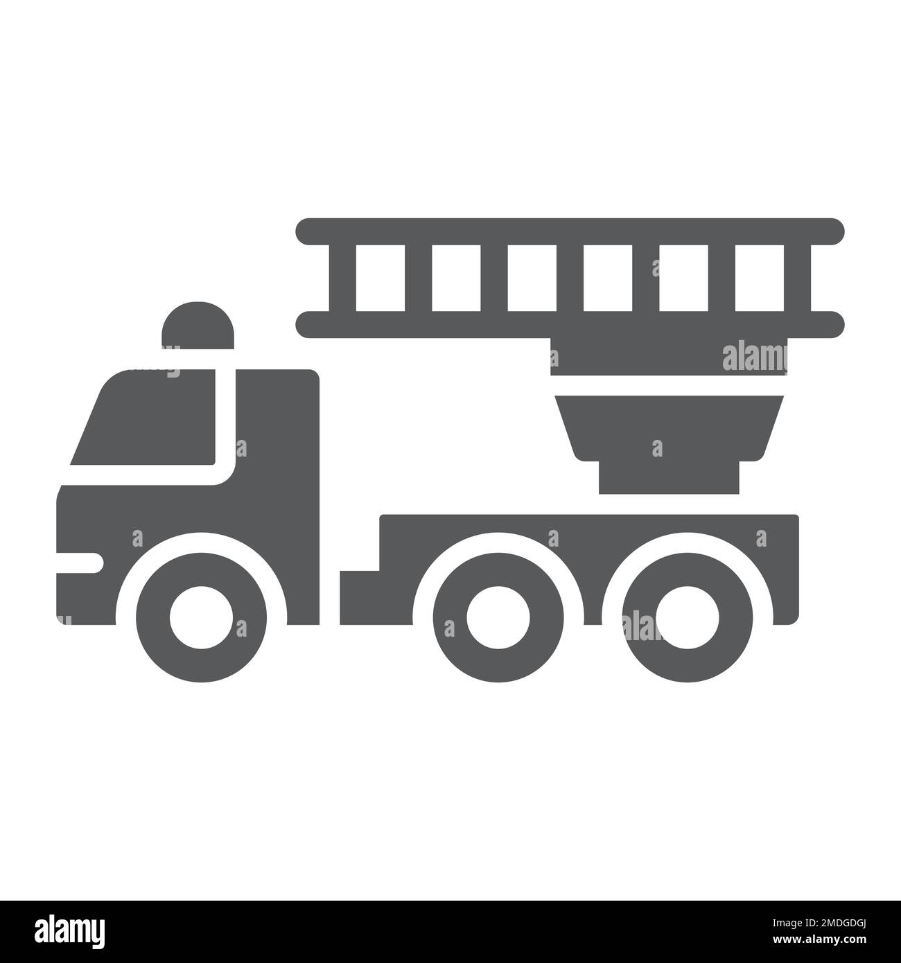 Fire engine glyph icon, emergency and fire, firetruck sign, vector ...