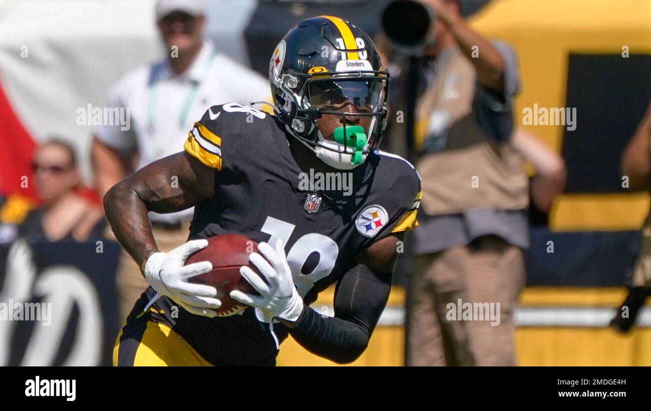 Pittsburgh Steelers wide receiver Diontae Johnson (18) plays against ...