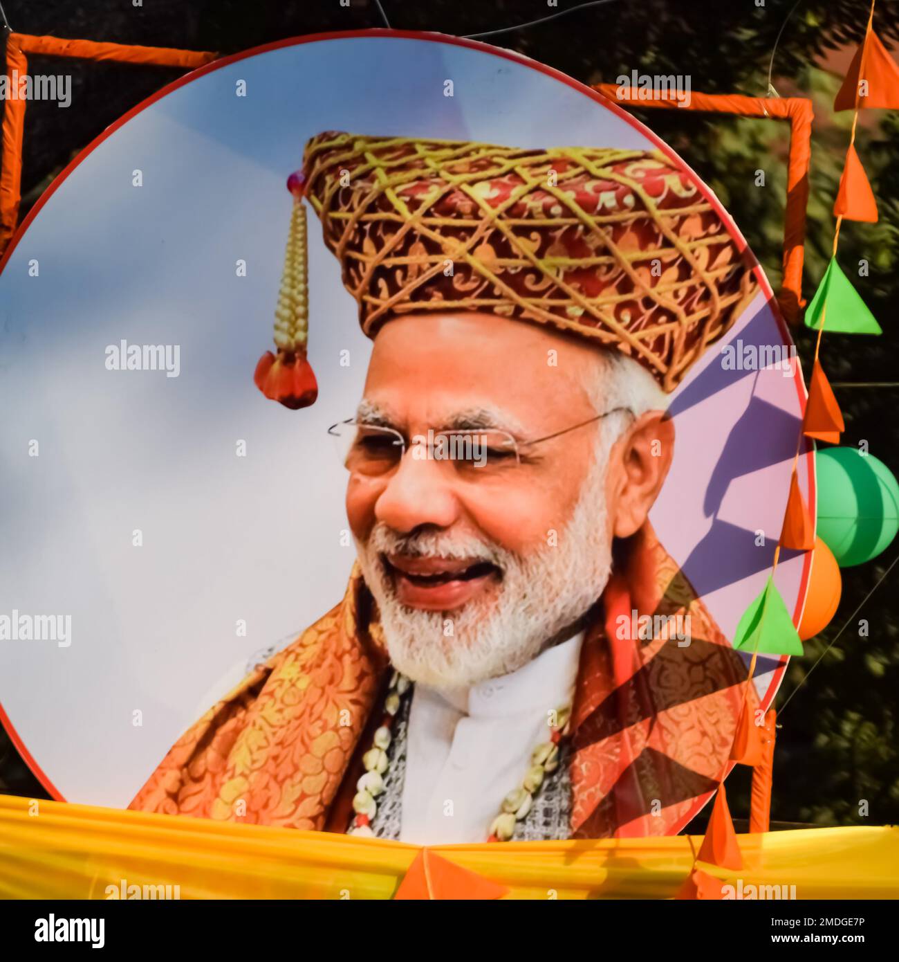 New Delhi, India - January 16 2023 – Prime Minister Narendra Modi cut ...