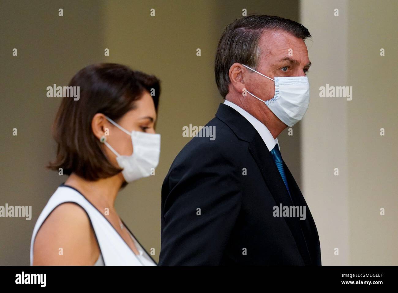Brazil President Jair Bolsonaro arrives at United Nations headquarters ...