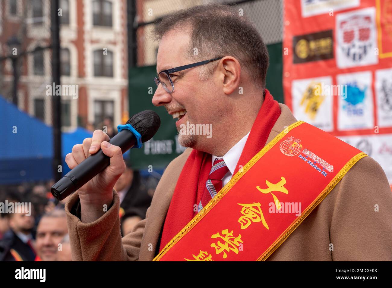 NEW YORK, NEW YORK - JANUARY 22: Manhattan Borough President Mark ...