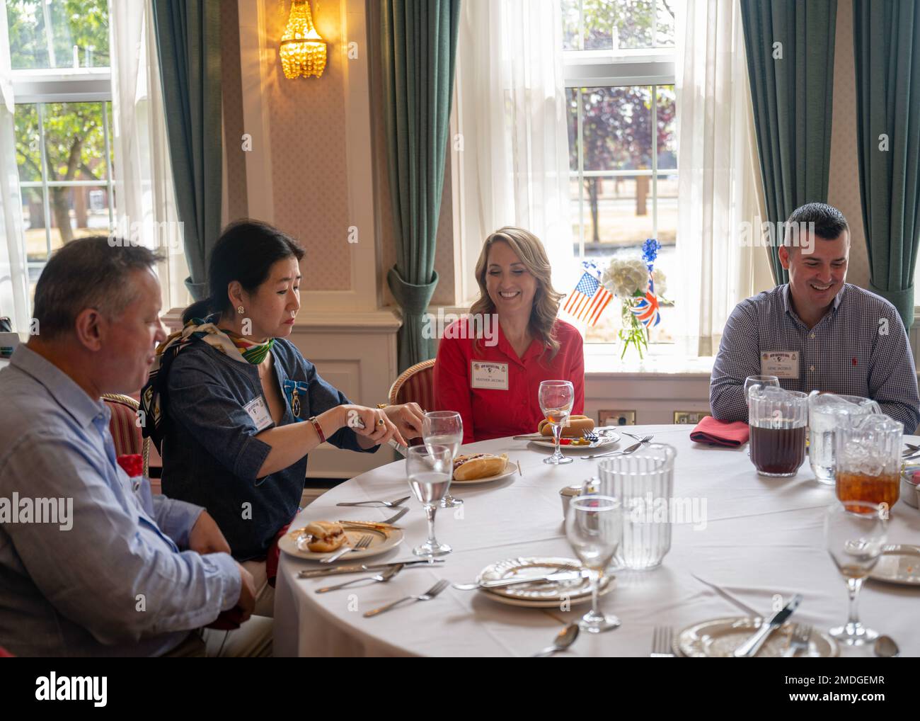 Mrs. Jennifer Crompton, High Sheriff of Cambridgeshire, and her husband ...