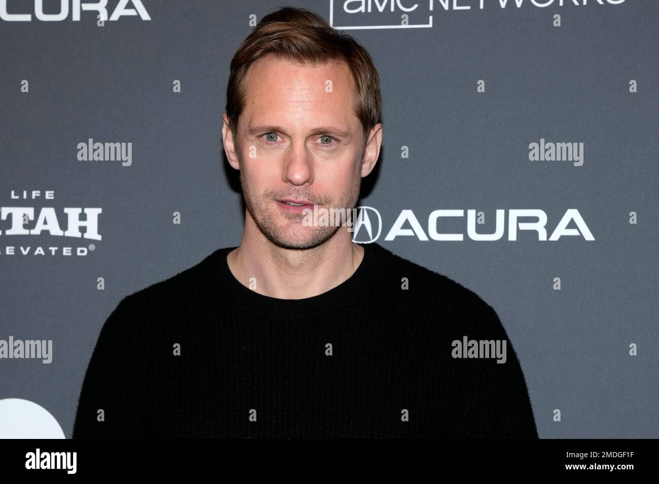 Alexander Skarsgard attends the premiere of "Infinity Pool" at The Ray ...