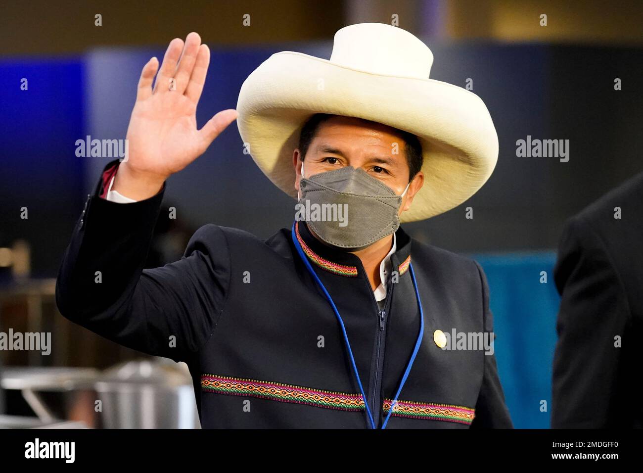 Pedro Castillo, president of Peru, arrives at United Nations ...