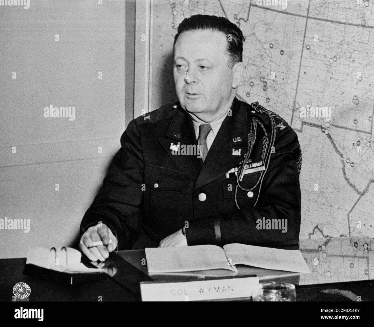 In this photo provided by the U.S. Army Signal Corps, Col. Theodore ...