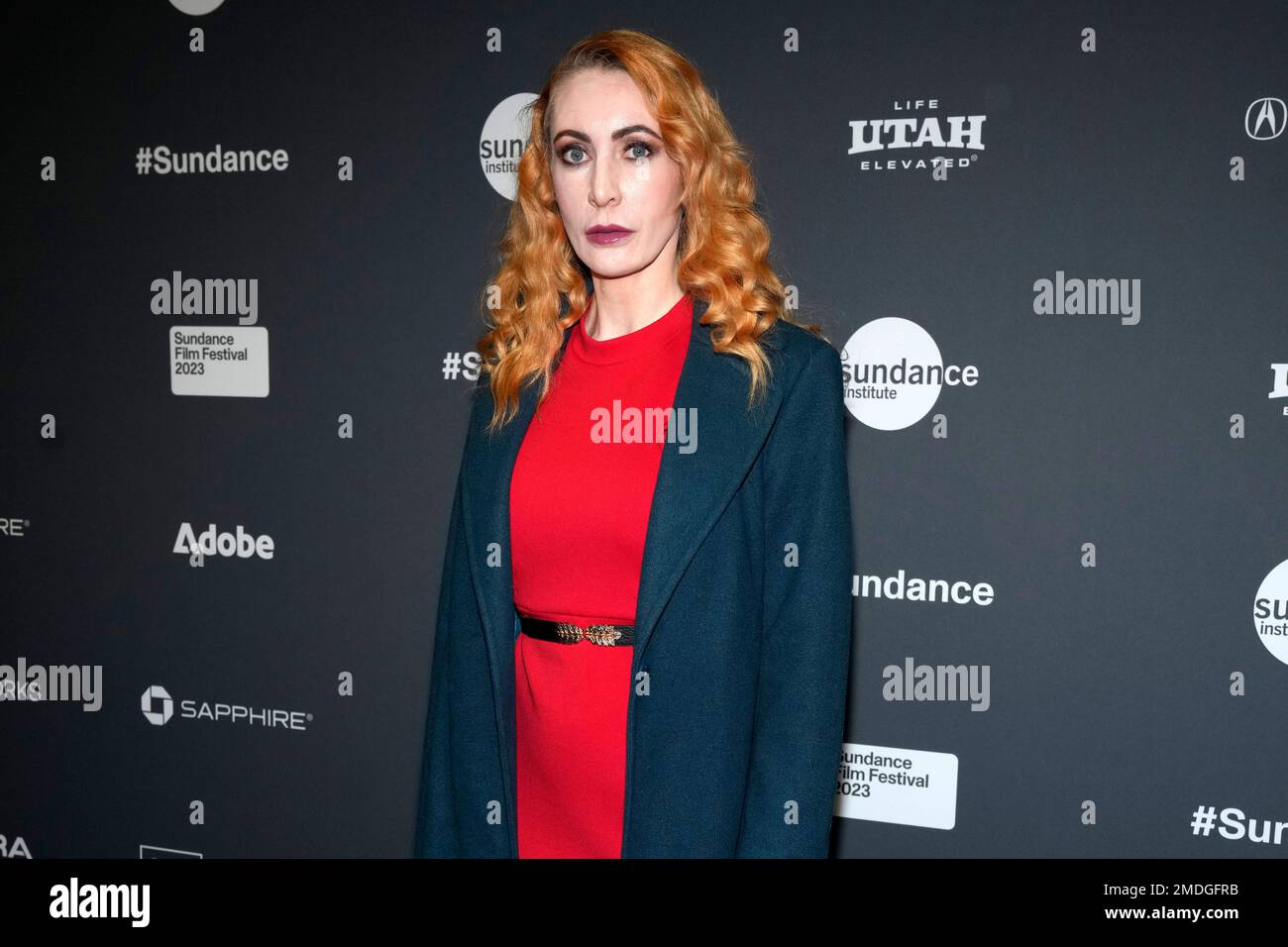 Caroline Boulton attends the premiere of "Infinity Pool" at The Ray ...
