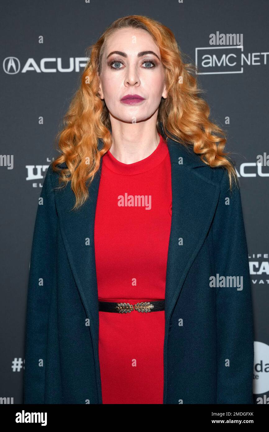 Caroline Boulton attends the premiere of "Infinity Pool" at The Ray ...