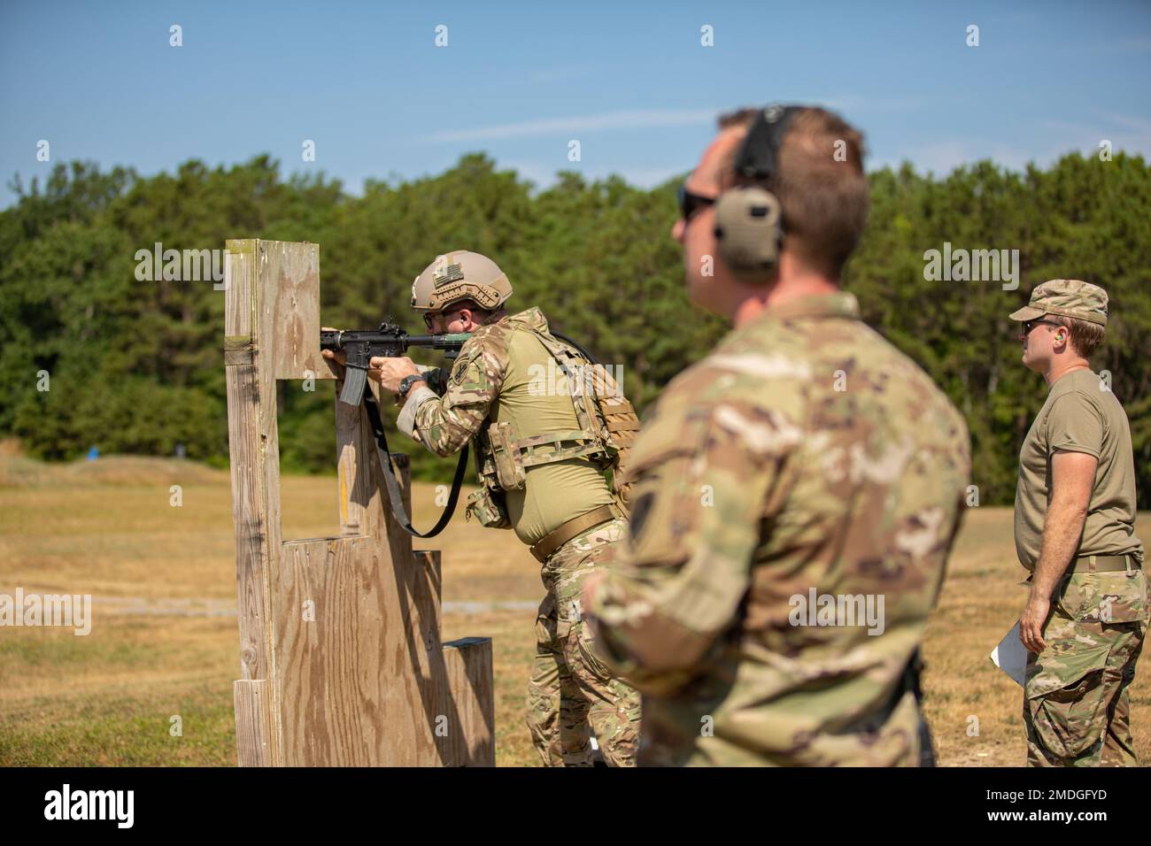U.S. Army soldier Spc. Aiden Gallo-Murphy with the 412th Alpha Company ...