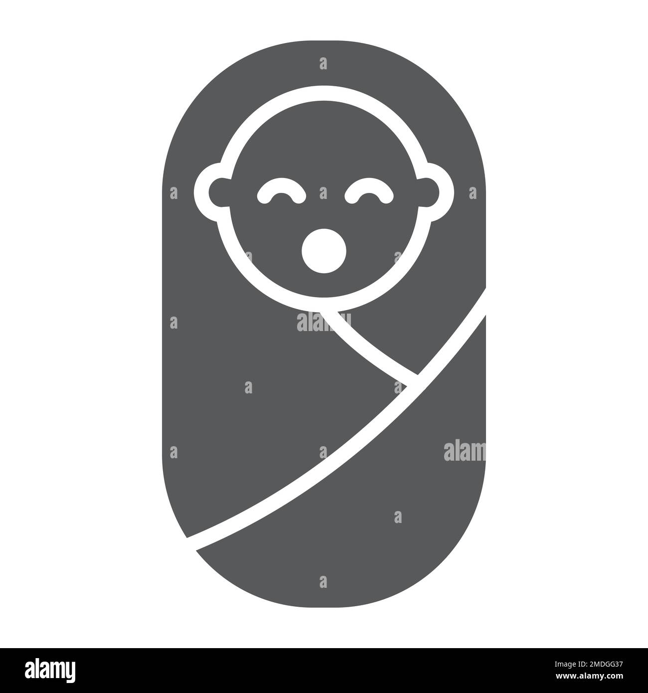 Infant swaddle sleep Stock Vector Images - Alamy