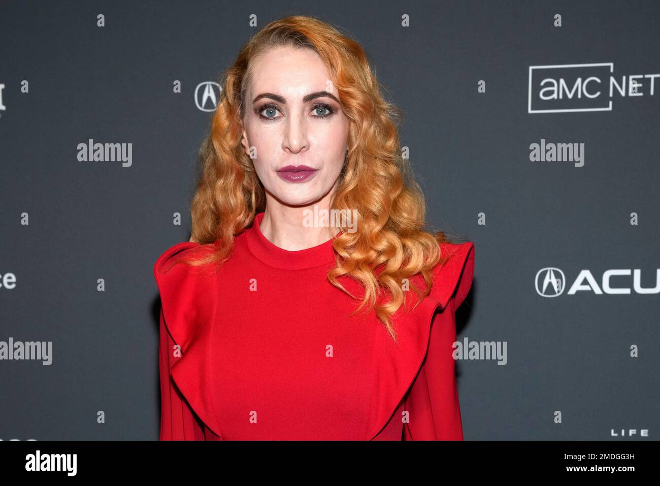 Caroline Boulton attends the premiere of "Infinity Pool" at The Ray ...