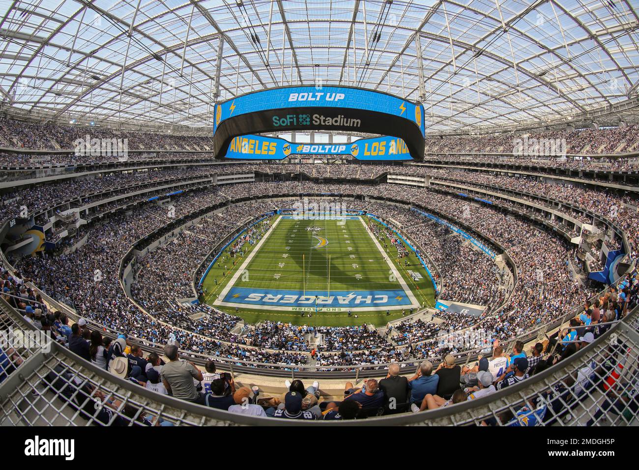 General overall interior view of SoFi Stadium as the Los Angeles ...