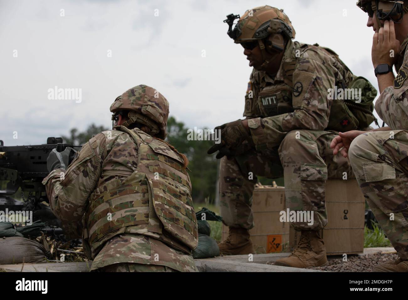Range Safety Officer Staff Sgt. Antonio Lott, a wheeled vehicle ...
