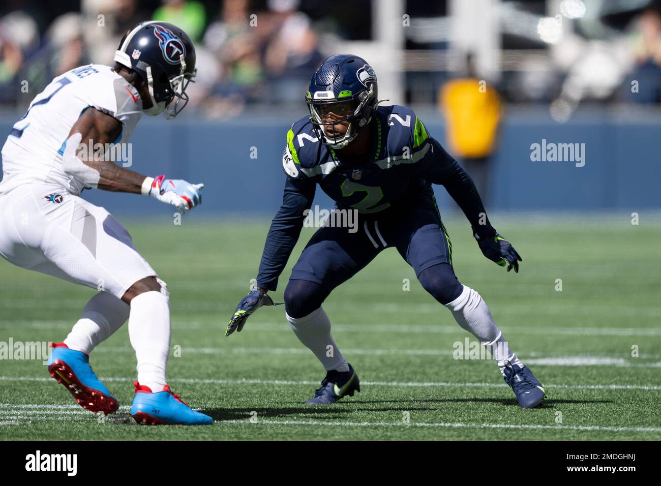 Seattle Seahawks free safety D.J. Reed (2) during an NFL football game ...