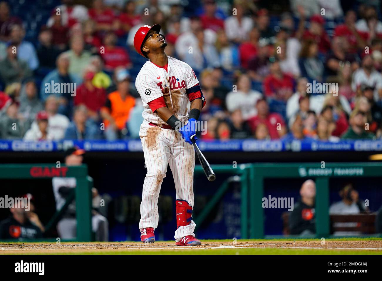 Philadelphia Phillies' Jean Segura plays during an interleague baseball ...