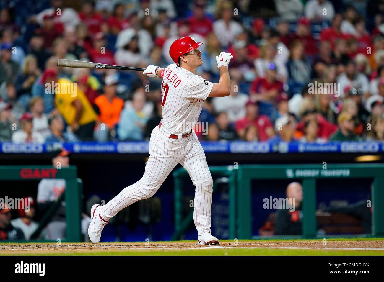 Philadelphia Phillies' J.T. Realmuto plays during an interleague ...
