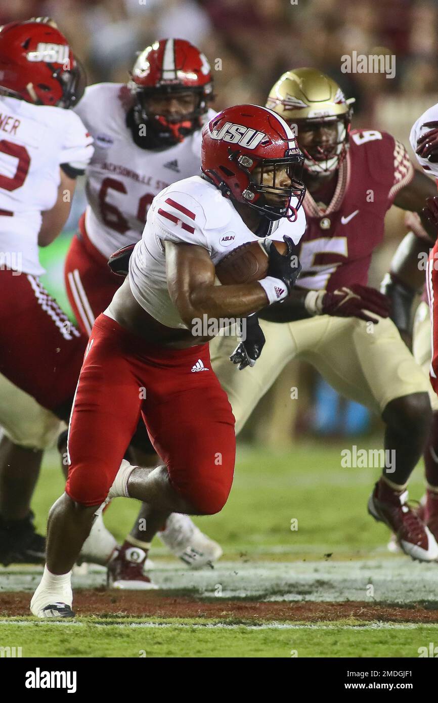 Jacksonville State running back Pat Jackson (3) runs in the first ...