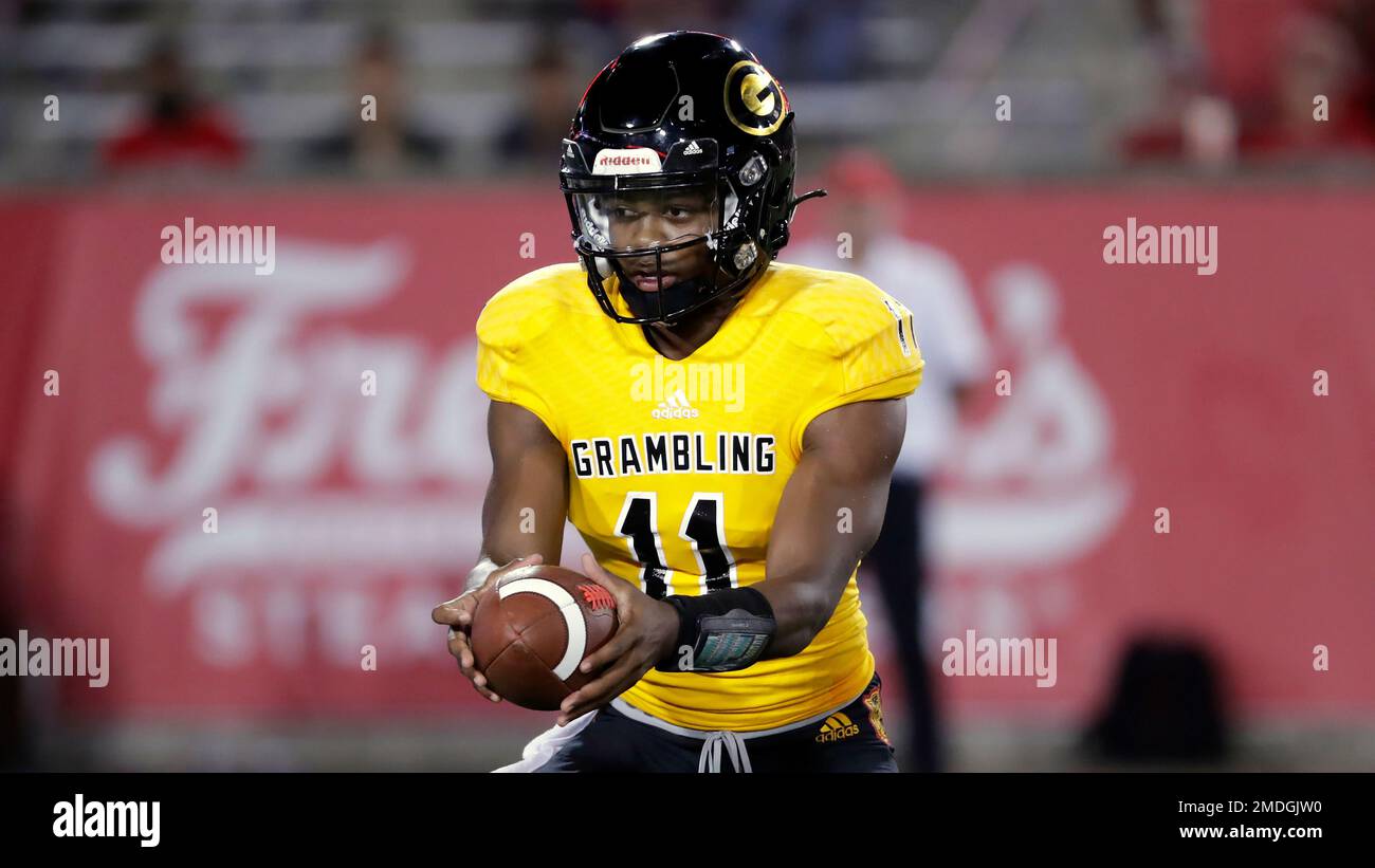 Grambling state quarterback John-Paul Pierce (11) during an NCAA ...