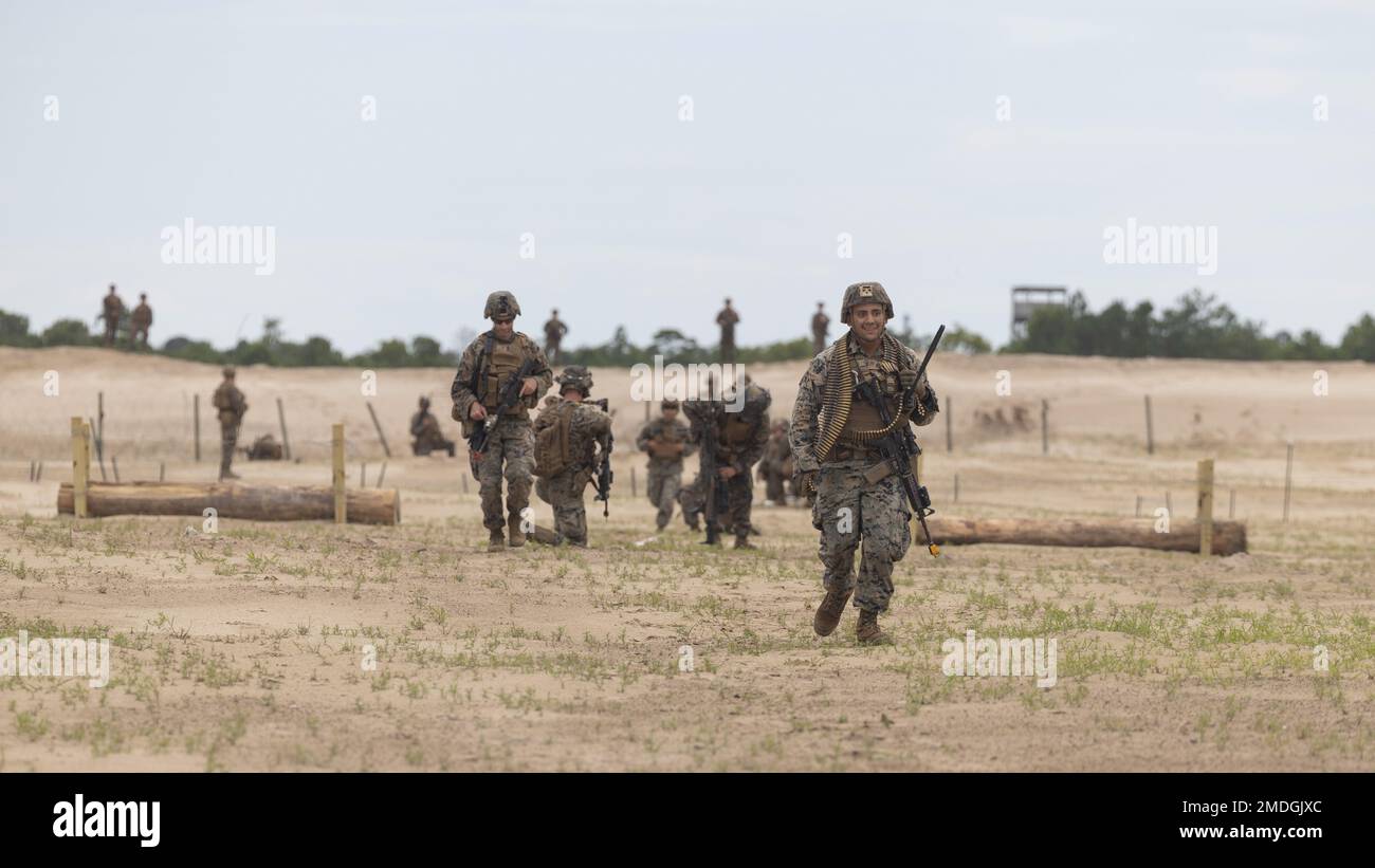 U.S. Marines with 2d Combat Engineer Battalion, 2d Marine Division ...