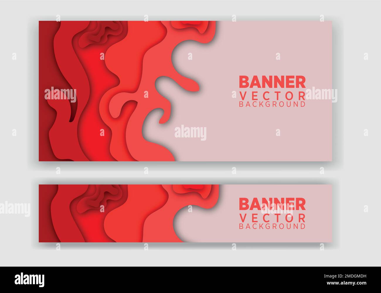 Vector abstract graphic design Banner. Vector horizontal banner ...