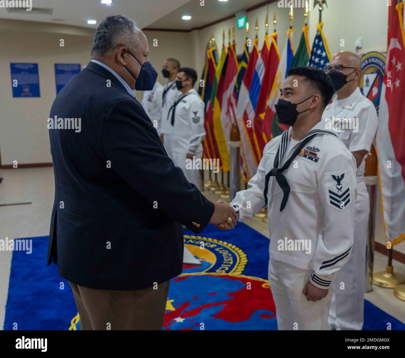 220723-N-JC800-0246 SINGAPORE (Jul. 23, 2022) –Secretary of the Navy (SECNAV) Carlos Del Toro ...