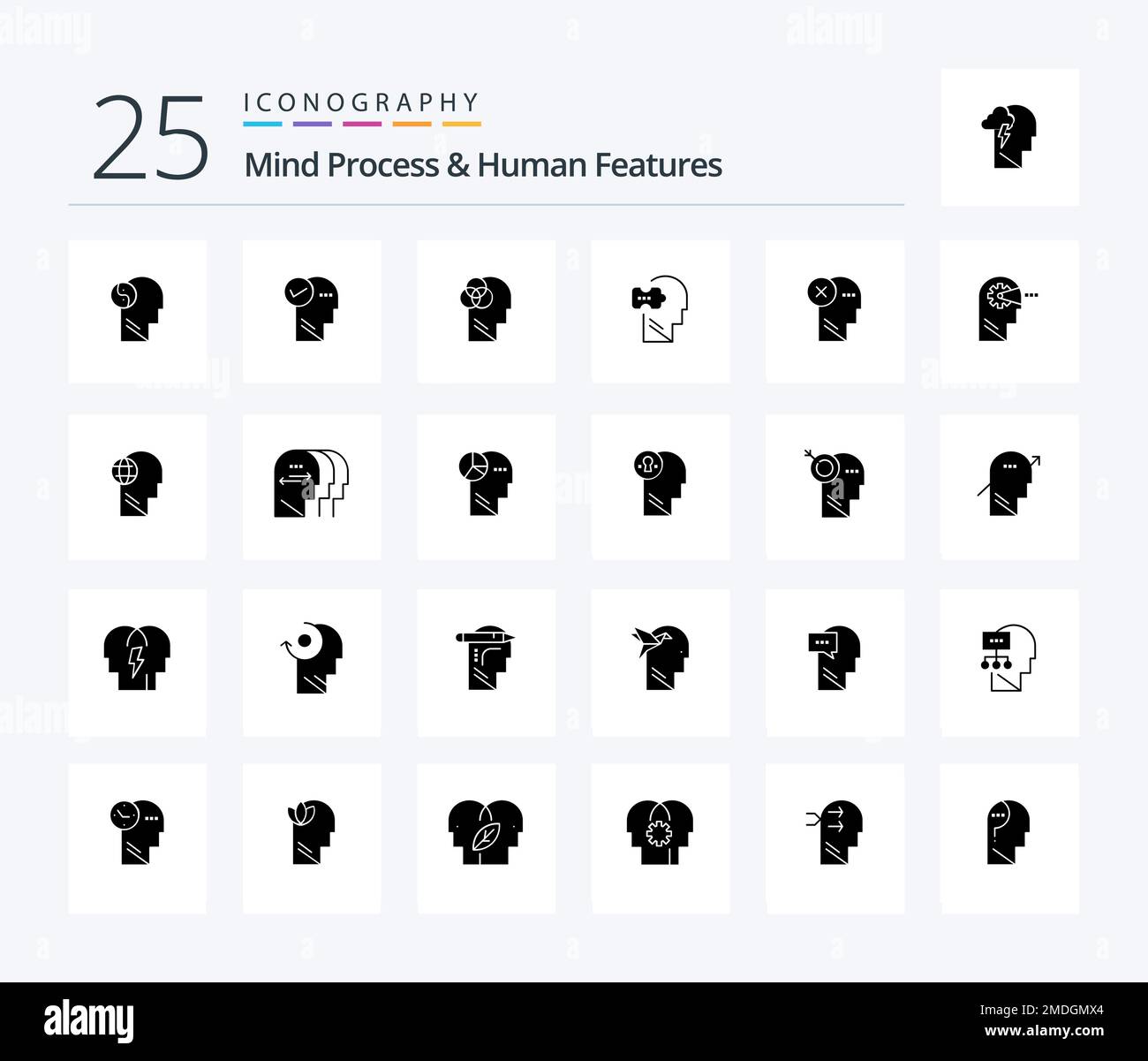 Mind Process And Human Features 25 Solid Glyph icon pack including ... Mind Process And Human Features 25 Solid Glyph icon pack including ...