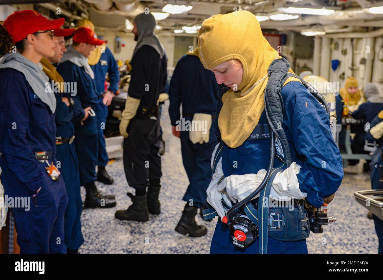 220723-N-FB730-1003 MEDITERRANEAN SEA (July 23, 2022) Electrician’s ...