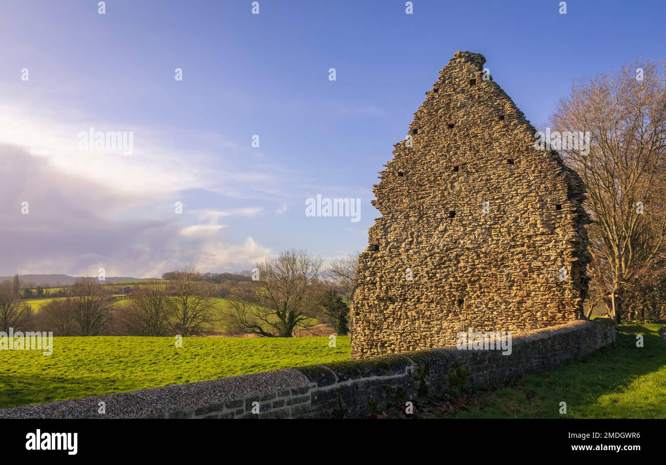 he ruins of St Johns Gable on the outskirts of Winchelsea high weald ...