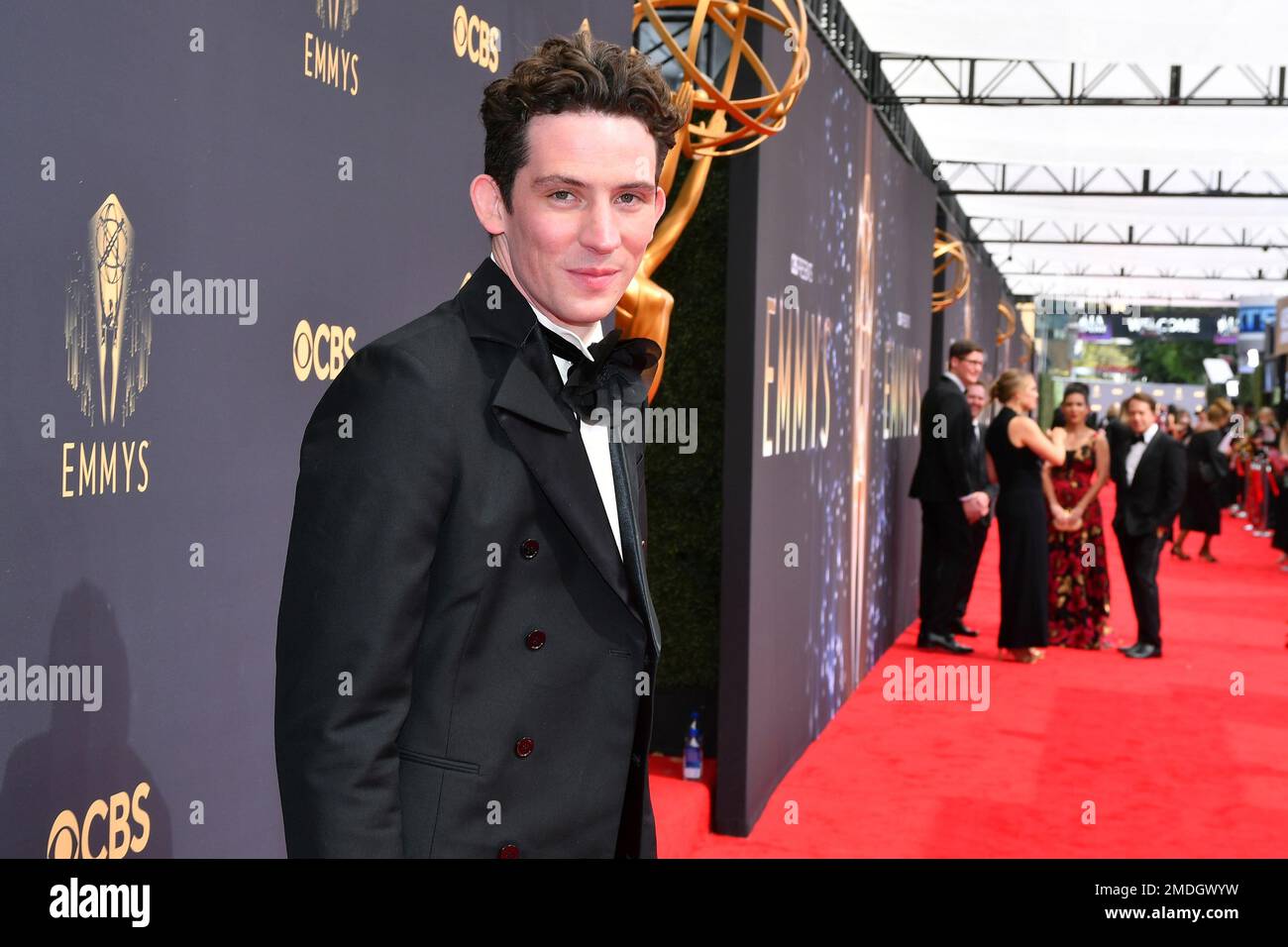 Josh O'Connor arrives at the 73rd Emmy Awards at the JW Marriott on ...