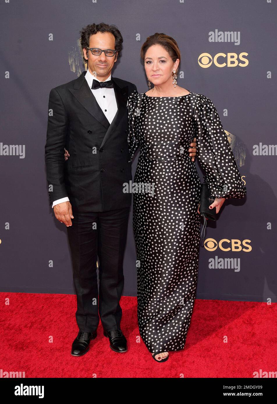 Dan Cogan and Liz Garbus arrives at the 73rd Primetime Emmy Awards on ...
