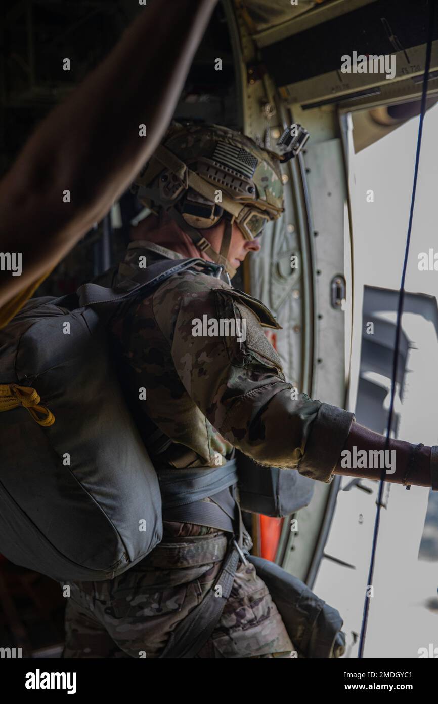 A Soldier with 2nd Battalion, 134th Infantry Regiment, 45th Infantry ...
