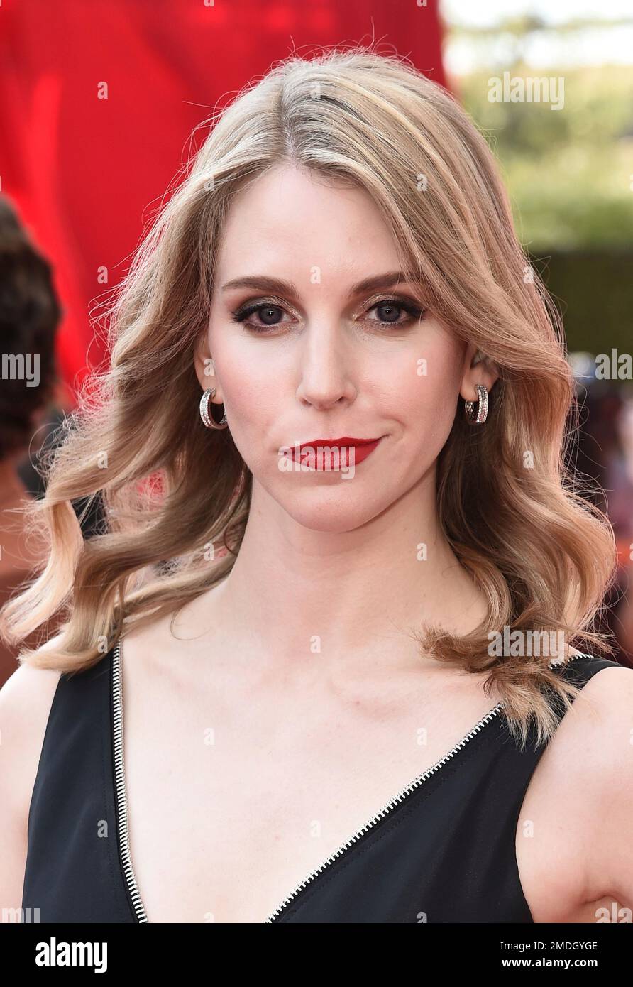 Mary Livanos arrives at the 73rd Emmy Awards at the JW Marriott on ...