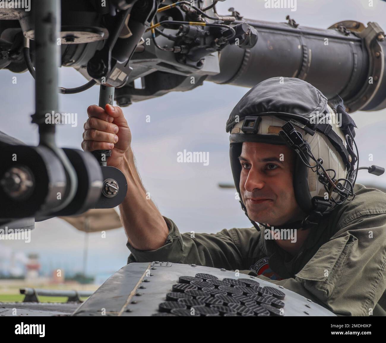 U.S. Marine Corps Maj. Clayton Piersall, a CH-53E Super Stallion pilot ...