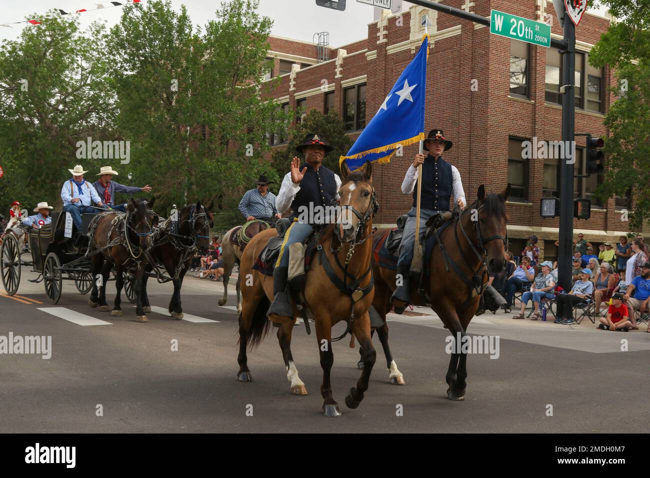 Wyoming frontier days parade hi-res stock photography and images - Alamy