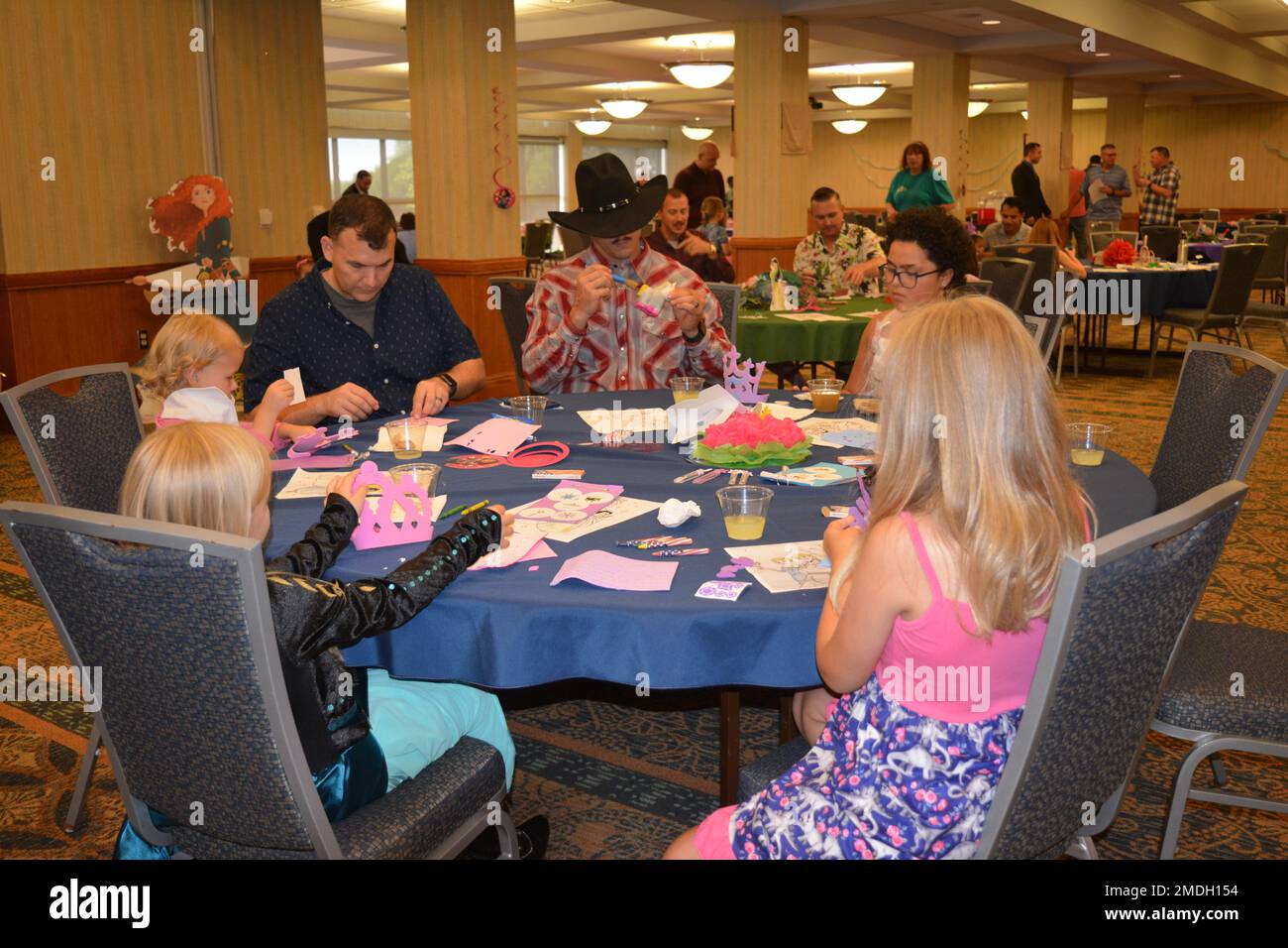 Families creating strong bonds while making arts and crafts fit for any ...