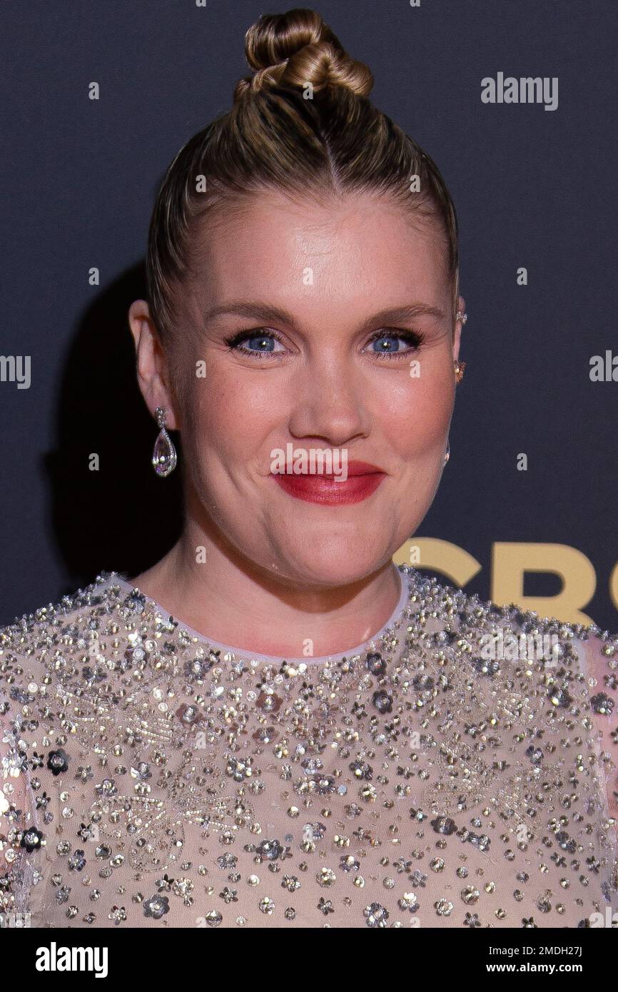 Emerald Fennell poses for photographers as she arrives for the Netflix ...