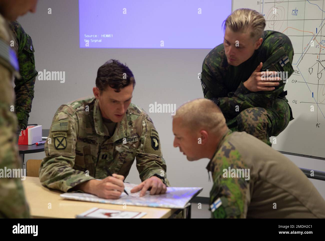 U.S. Army Capt. Eric Cruz, company commander of “Viper” Company, 1st ...