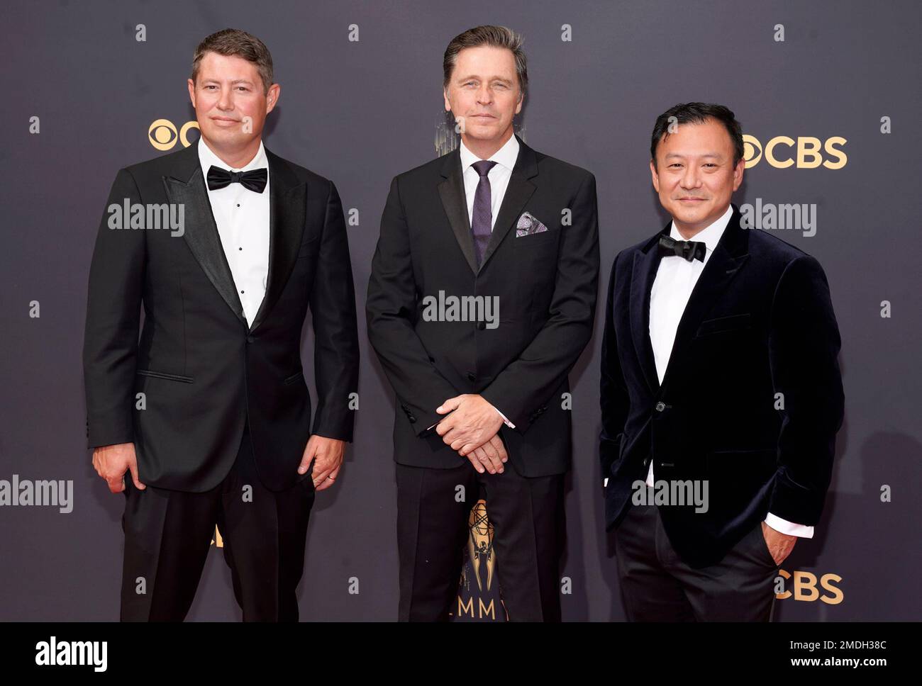 Sydney Leier, from left, Mike Dimaggio, and Steve Bae arrive at the ...