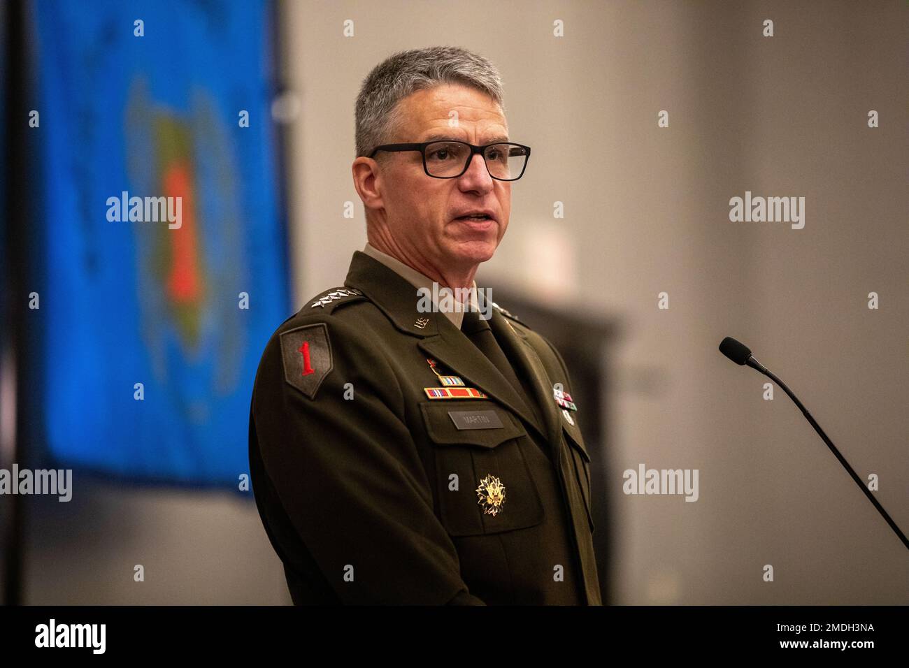 37th Vice Chief of Staff of the Army Gen. Joseph M. Martin speaks ...