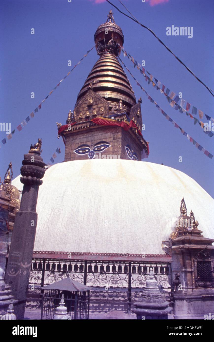 A very old religious site, this Buddhist complex has an iconic stupa ...