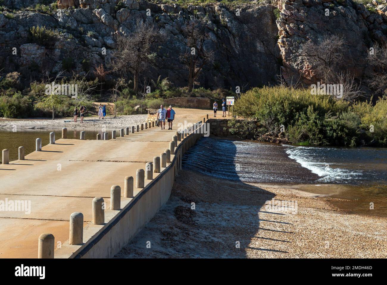 SANDDRIF, SOUTH AFRICA - SEP 7, 2022: Road bridge over the Matjies ...