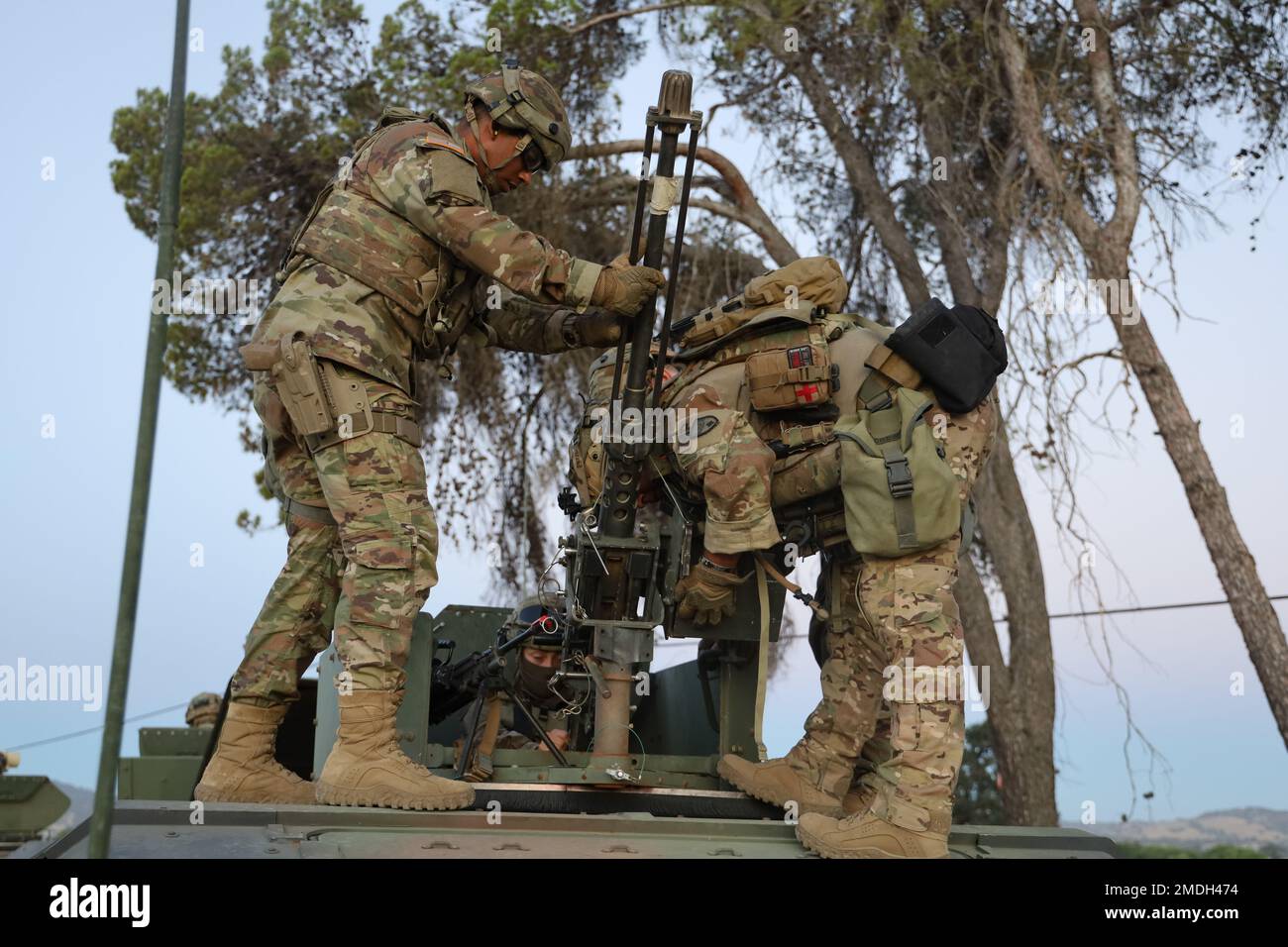 870th Military Police Company Soldiers conduct reconnaissance on July ...