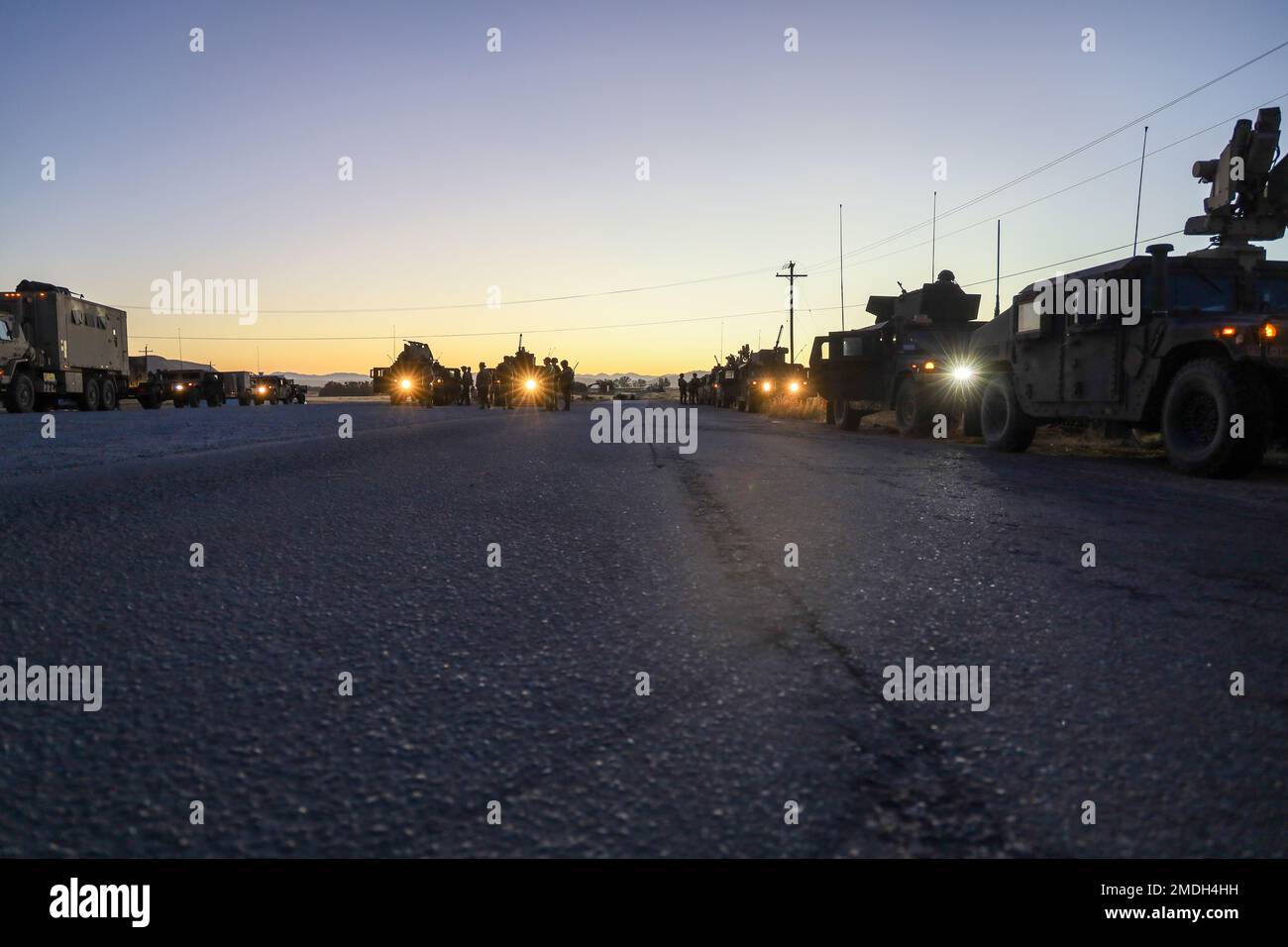 870th Military Police Company Soldiers conduct reconnaissance on July ...