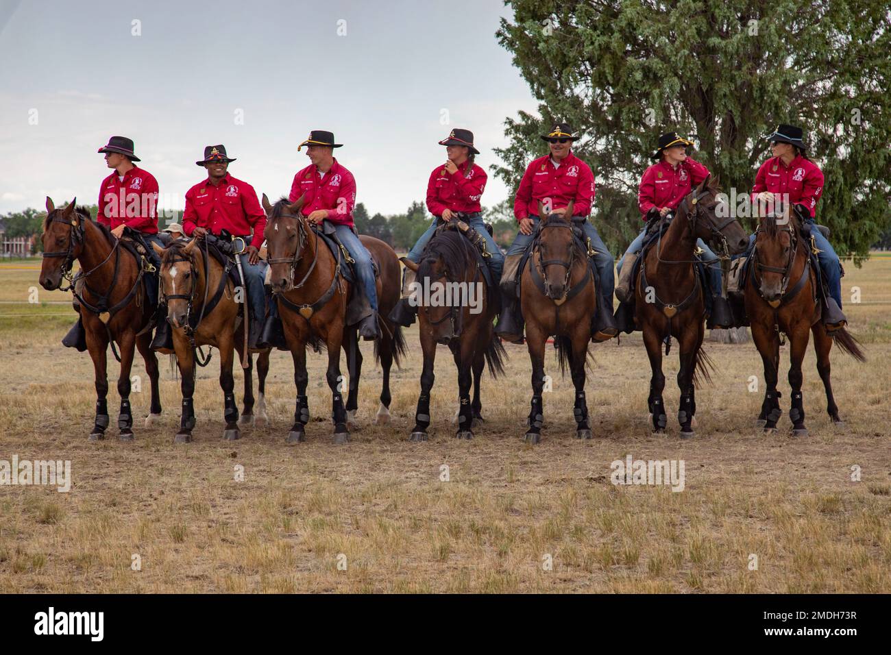 U.S. Army Troopers assigned to the Commanding General’s Mounted Color ...