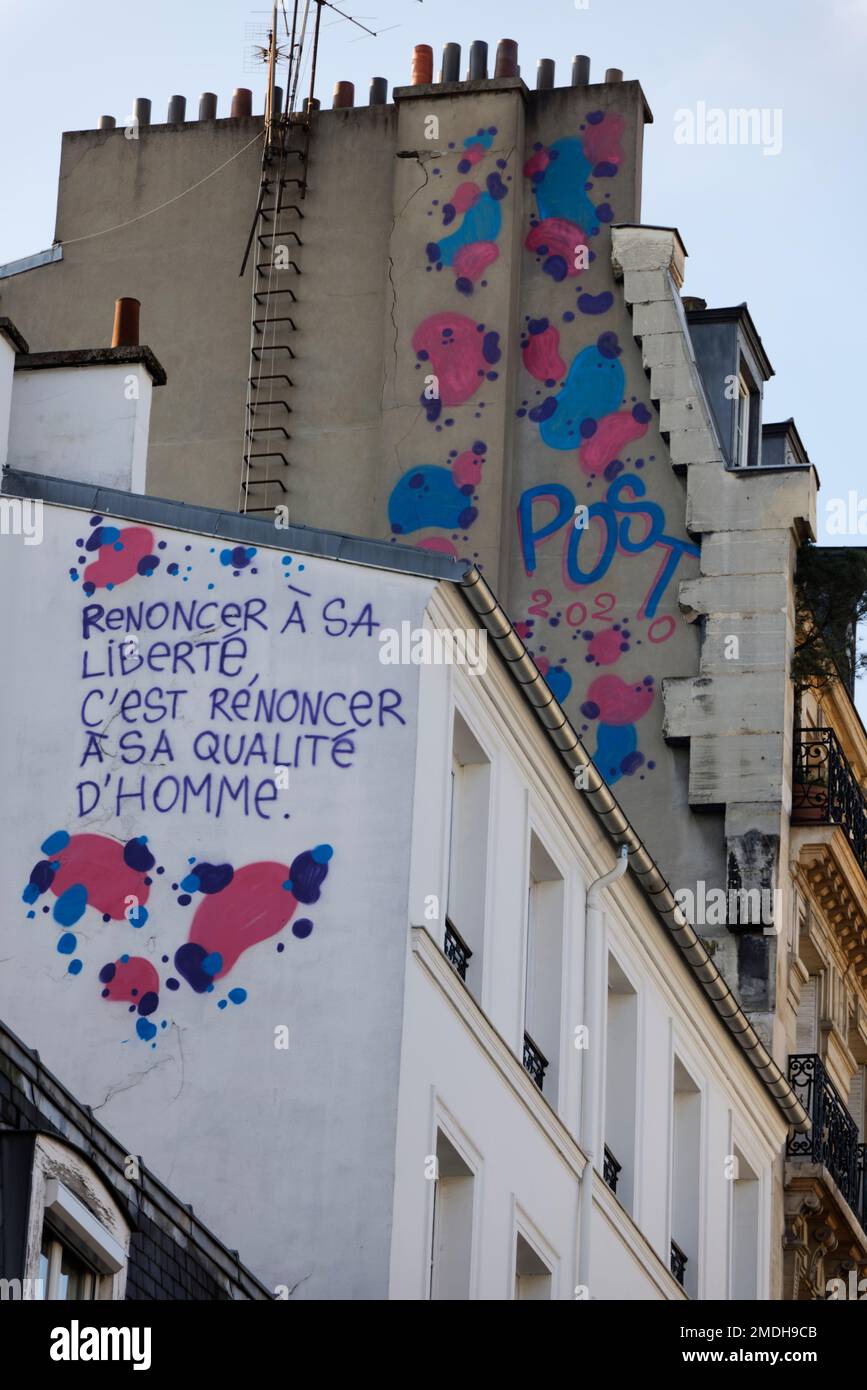 Paris, France. 21th Jan, 2023. Demonstration against the breakage of ...