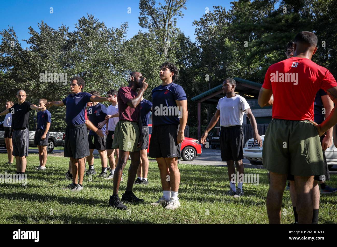 U.S. Marine Corps poolees with Recruiting Sub Stations Savannah and ...