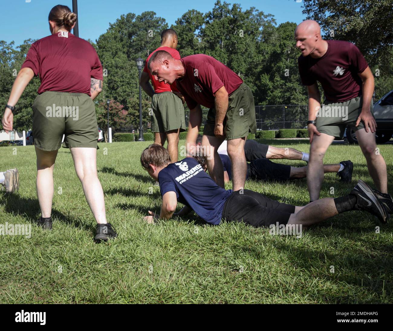 U.S. Marine Corps poolees with Recruiting Sub Stations Savannah and ...