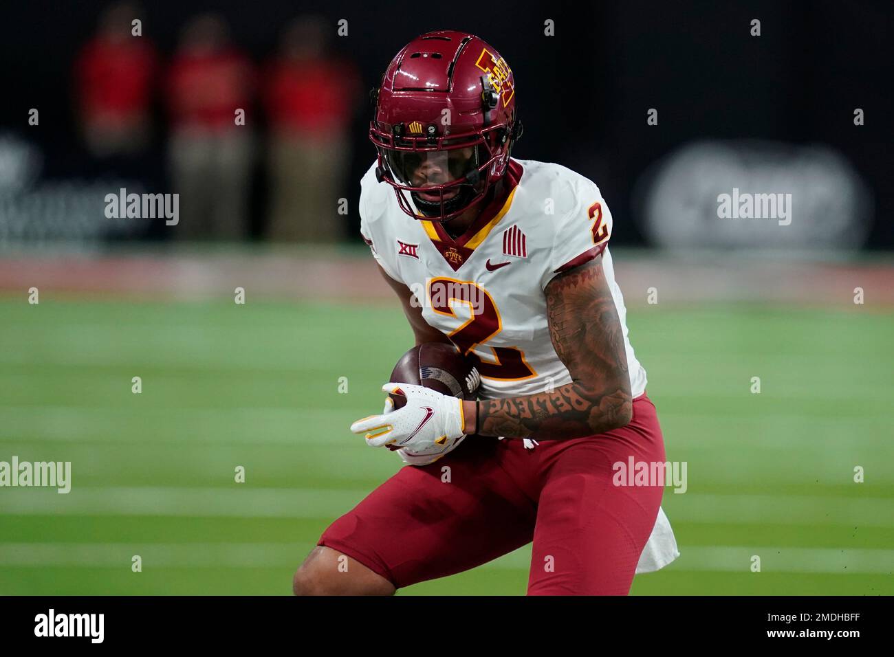 Iowa State wide receiver Sean Shaw Jr. (2) plays against UNLV during ...