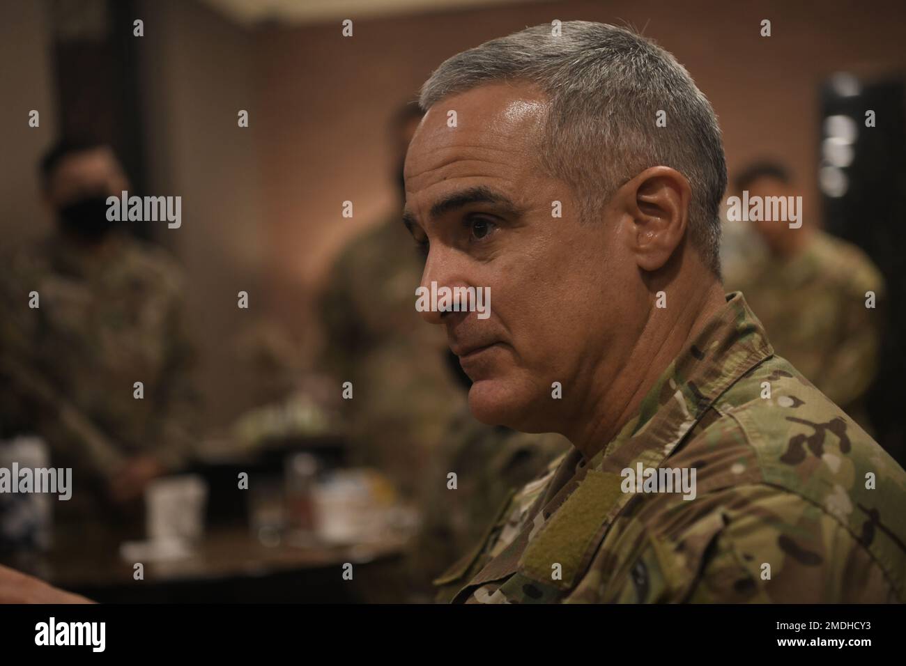 Chairman of the Joint Chiefs of Staff General Mark A Milley and Senior ...