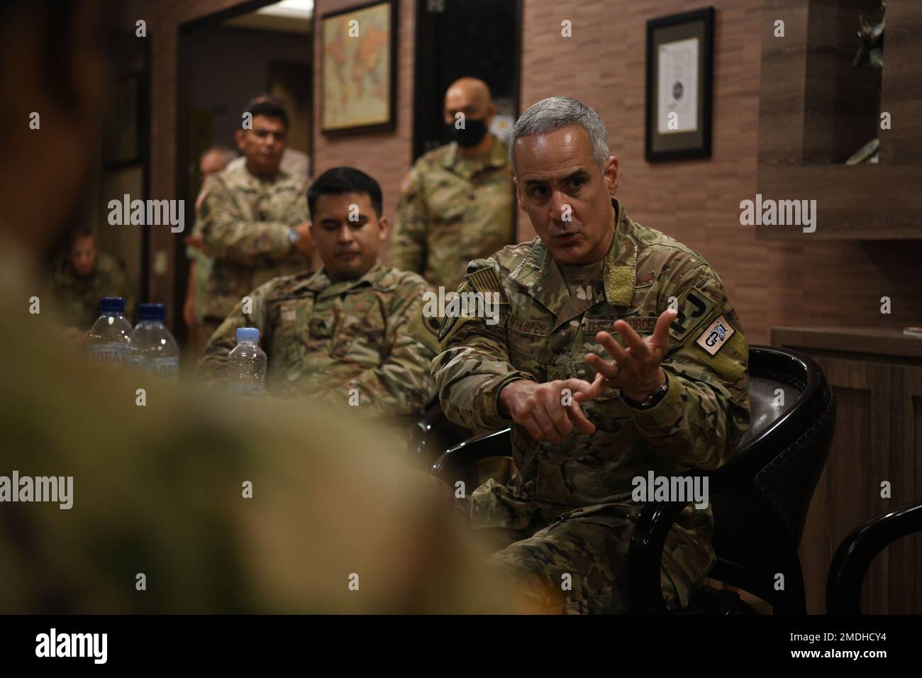 Chairman of the Joint Chiefs of Staff General Mark A Milley and Senior ...