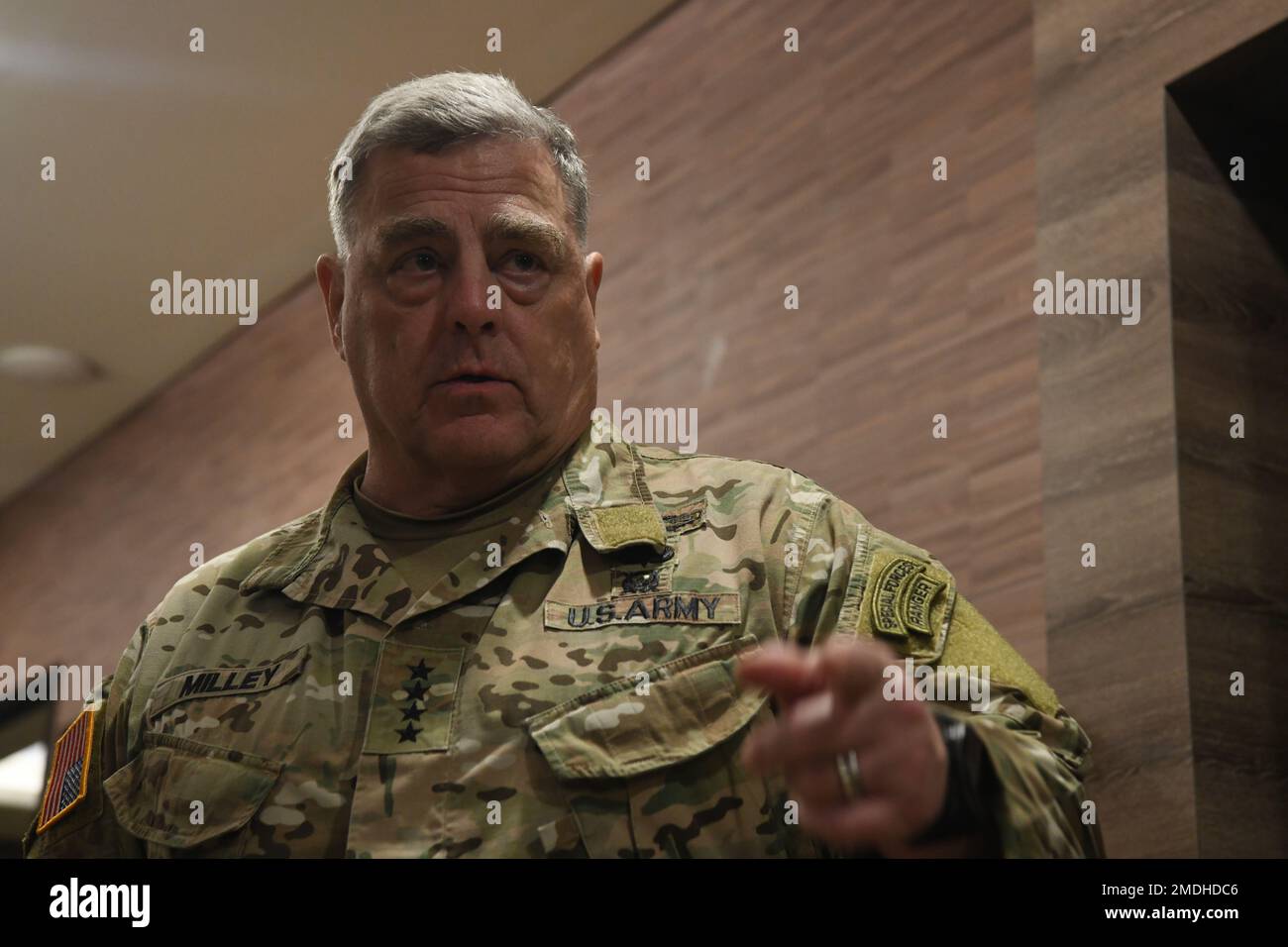 Chairman of the Joint Chiefs of Staff General Mark A Milley and Senior ...